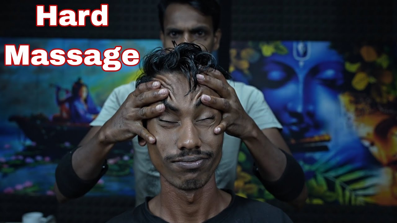Deep Pressure Head Massage For Maximum Relaxation Asmr Neck Cracking Deep Tissue Head Massage