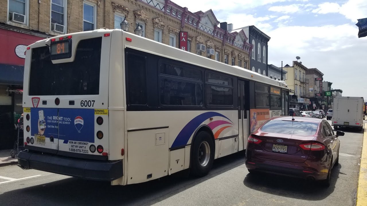 NJT ONE Bus 84 Journal Square via Bergenline (NABI 416.15 6007 ...