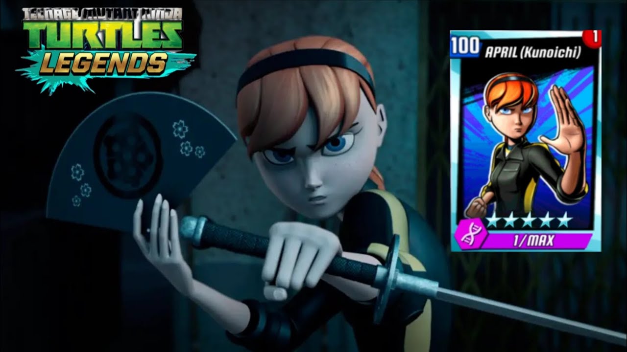 Getting April Kunoichi to level 100 in TMNT legends, with some quick ...