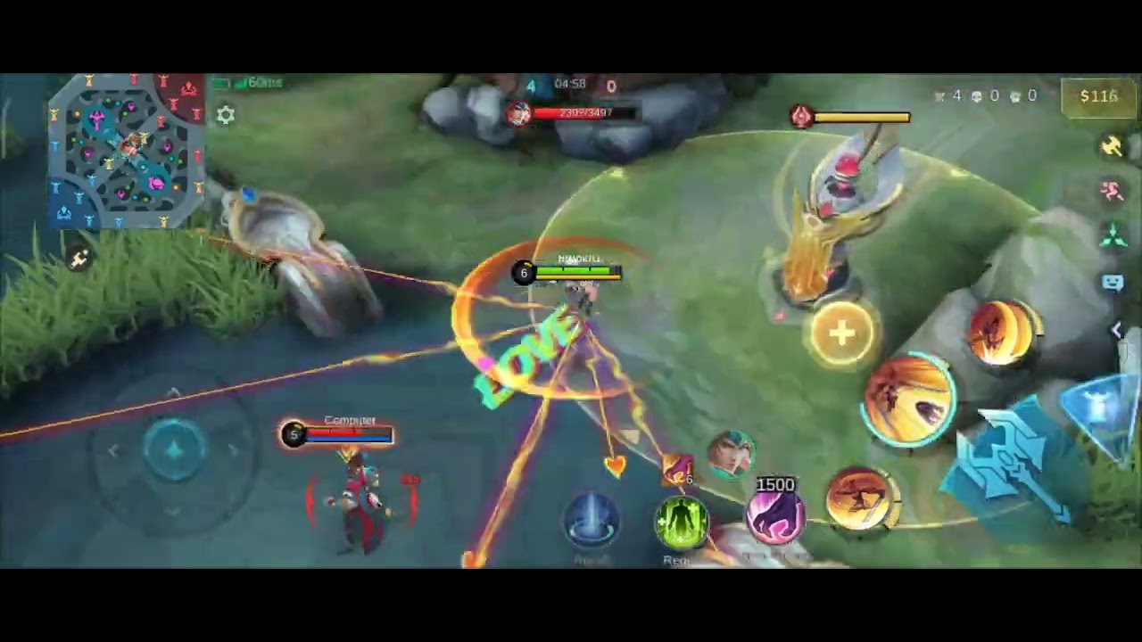FANNY☠️ Montage practice 😂.. flying hero fanny free skin..try....# ...