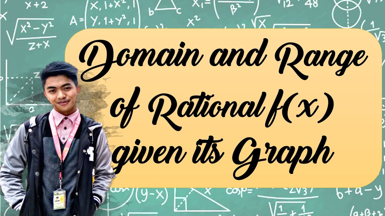 Domain and Range of a Rational Function given its Graph - YouTube