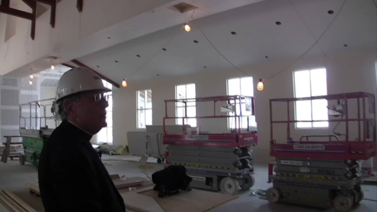 Tour St Joseph's new church construction project - YouTube