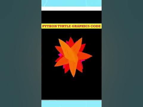 Python Turtle Graphics Code: Beautiful Growing Petals Animation. - YouTube