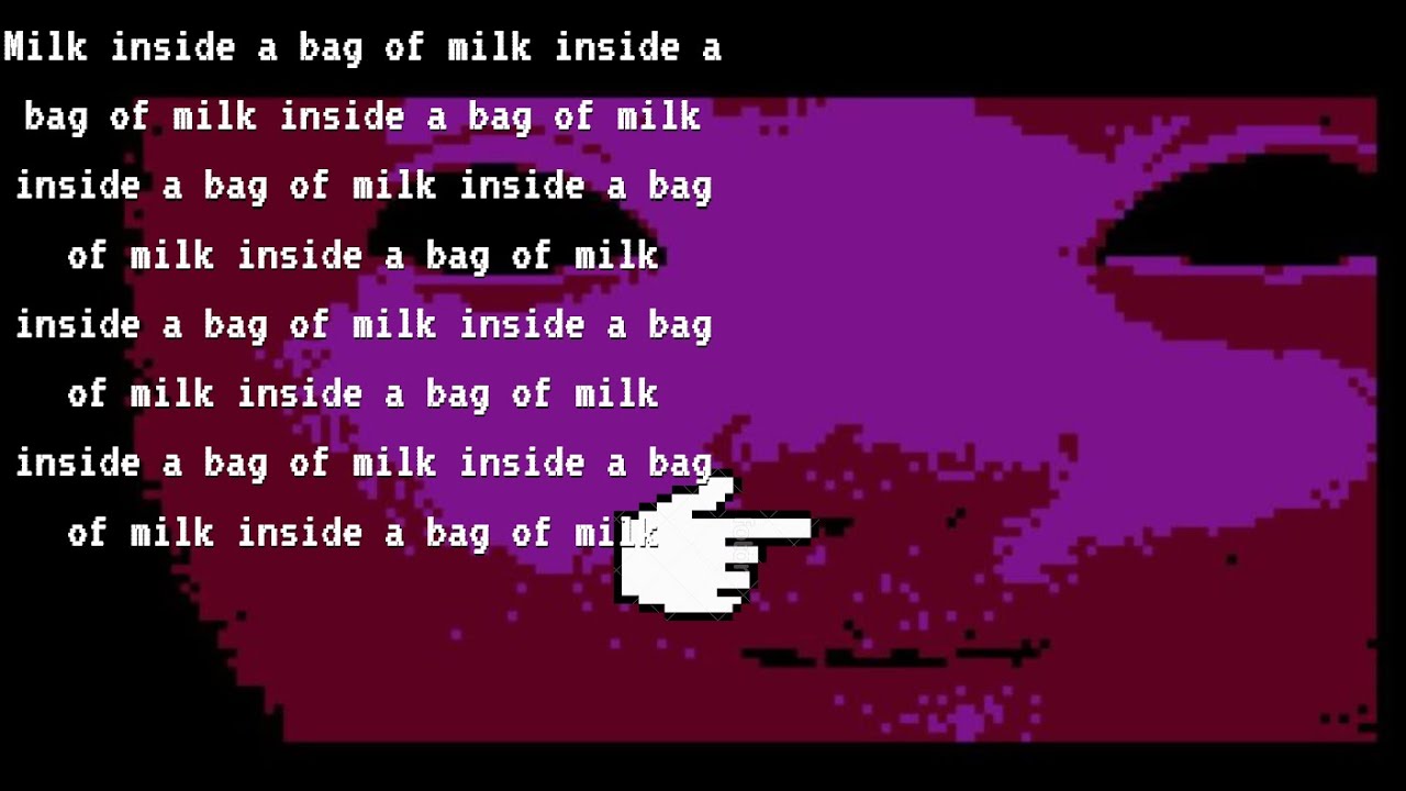 Milk Inside a Bag of Milk Inside a Bad of Milk - YouTube