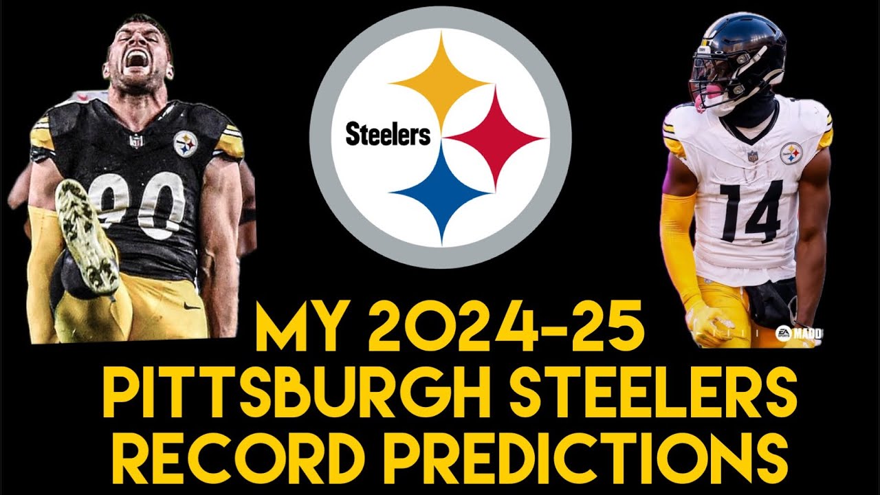 My 2024 Record Predictions for the Pittsburgh Steelers - YouTube