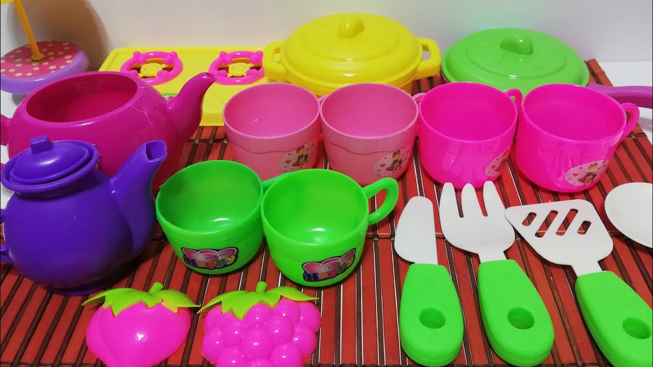 5 Minutes Satisfying with Unboxing Hello Kitty Sanrio Kitchen Set ...