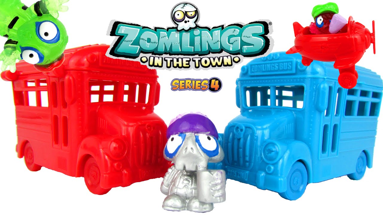 ZOMLINGS SERIES 4 Bus Surprise Zom-Mobile Packs TOYS Review Video - YouTube