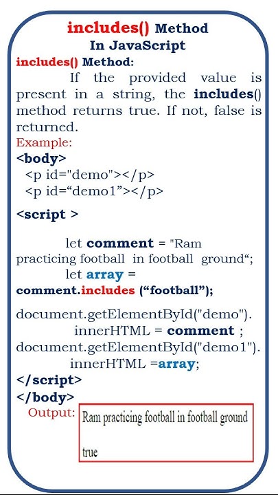 Include Method In Javascript Ensolutions5210 Javascript Has Javascripttutorials Youtube