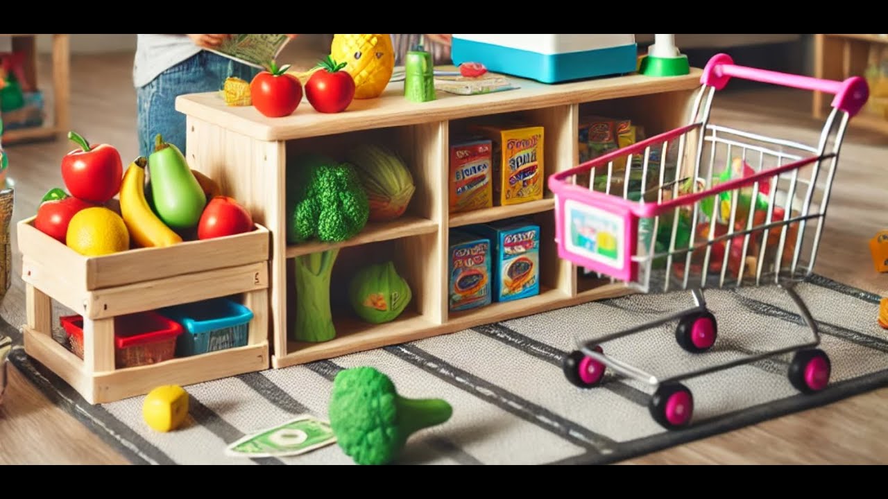 "¡Crea una Divertida Tienda de Abarrotes para Niños en Casa!" - YouTube