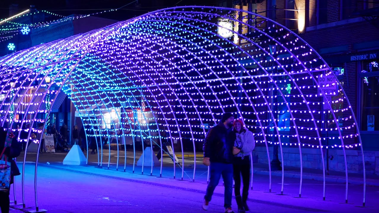 Wintertime in Stillwater Lights - YouTube