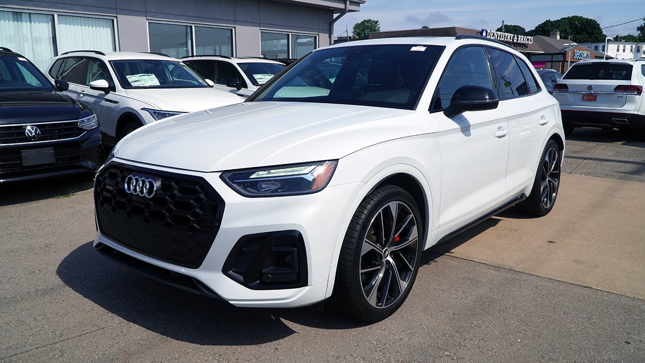 2021 Audi SQ5 Premium Plus Glacier White | Video Tour with Ethan - YouTube