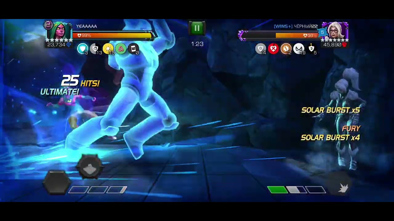 MCOC She gets the job done MCOC VIV VISION VS. BLACK CAT - YouTube