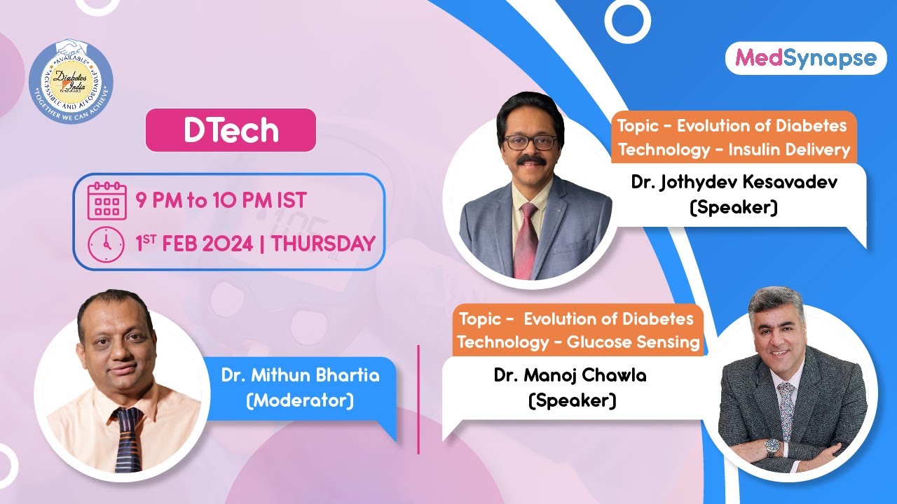 DTech | Evolution of Diabetes Technology | MedSynapse - YouTube