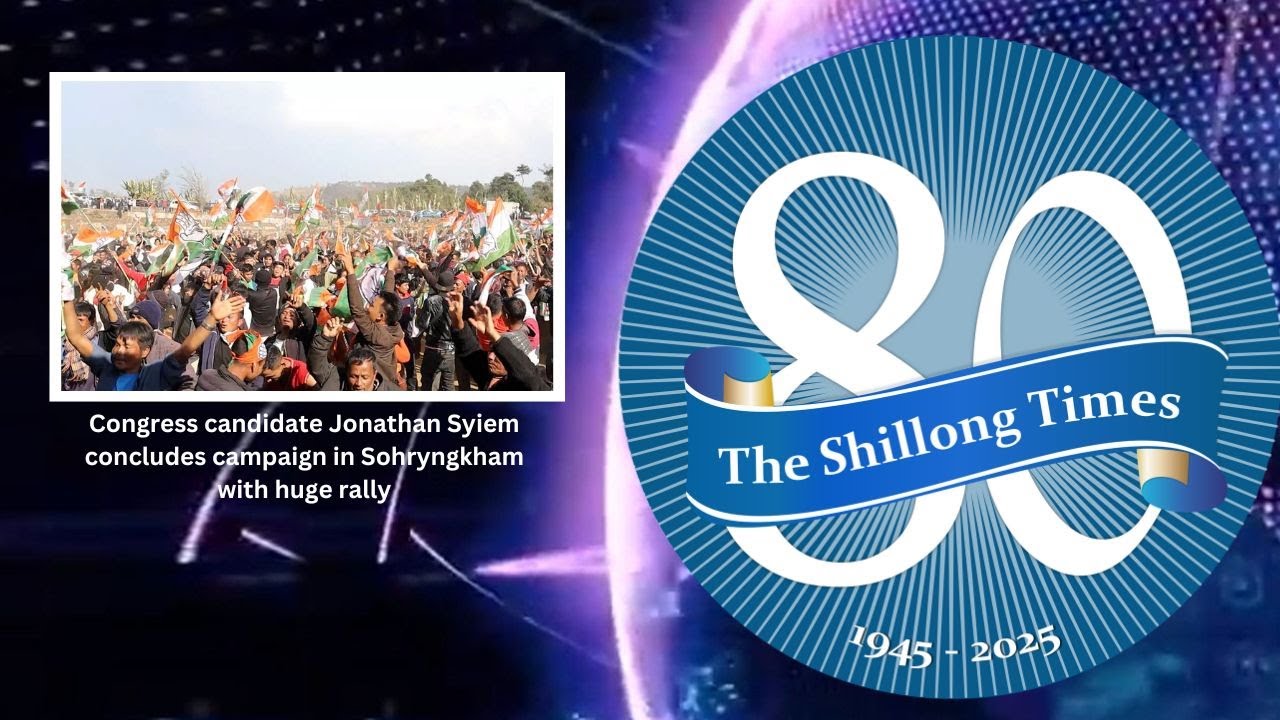 Congress candidate Jonathan Syiem concludes campaign - YouTube