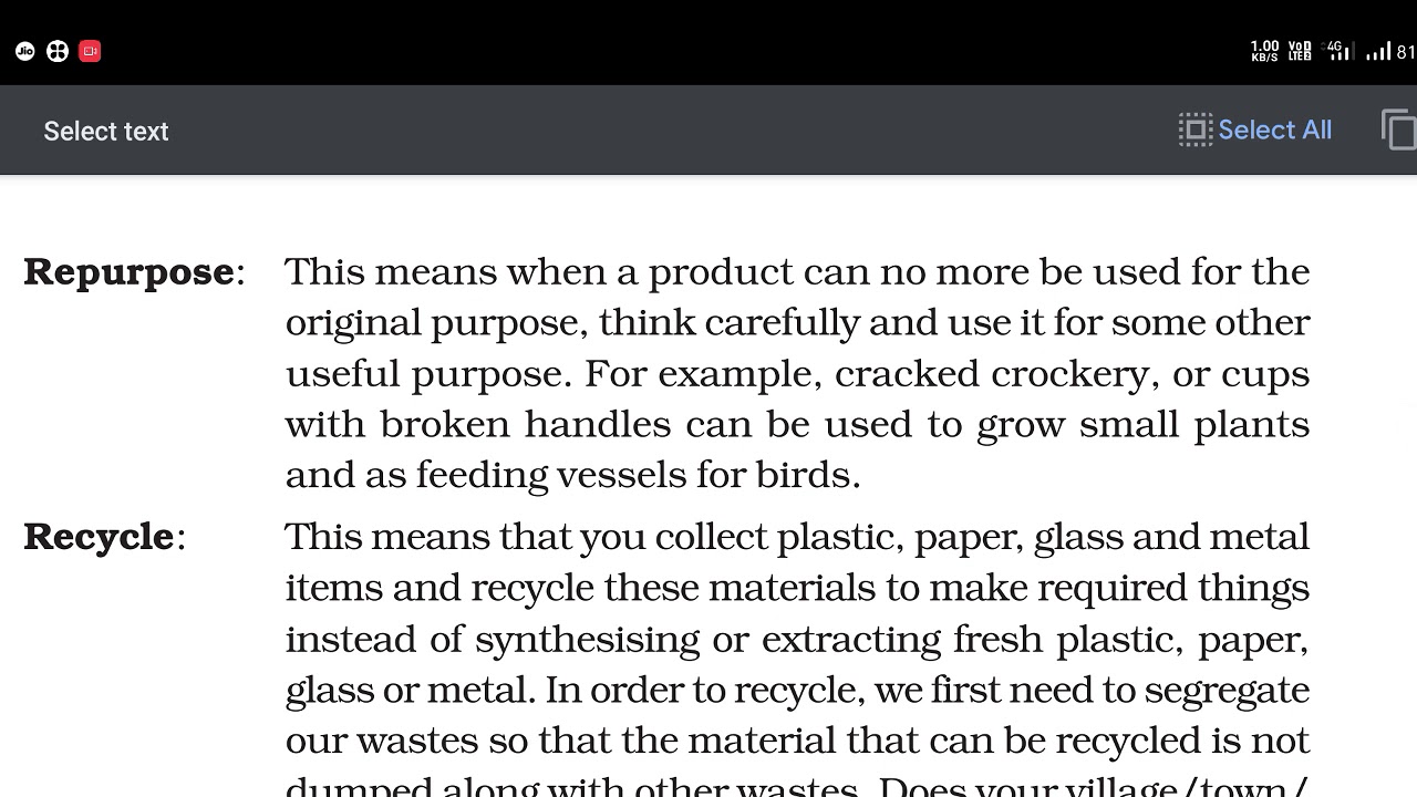 The five R’s: Refuse, Reduce, Reuse, Repurpose and Recycle. NCERT CBSE ...
