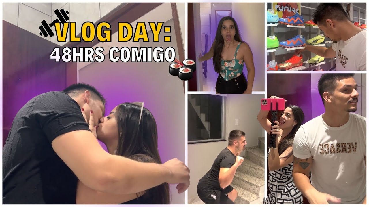 DAY VLOG DE 48H (MOZÃO, FAMÍLIA, COMPRAS, COMIDA, TREINO, TRABALHO) - YouTube