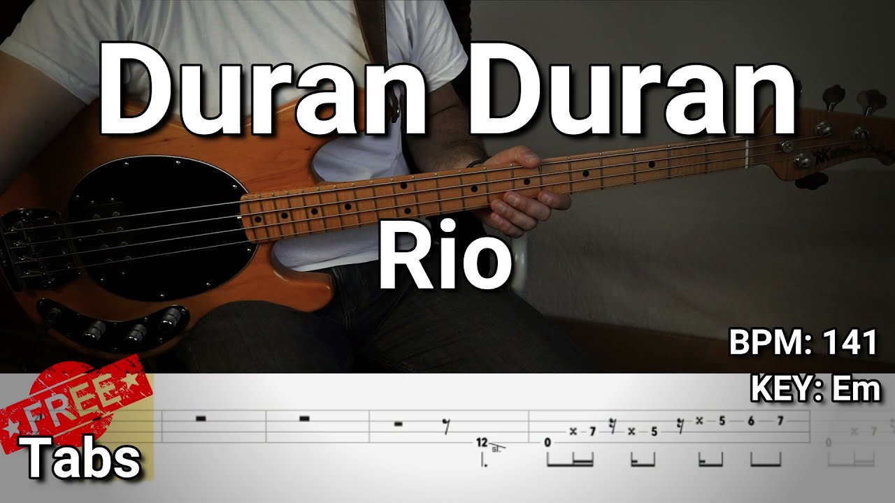 Duran Duran - Rio (Bass Cover) Tabs - YouTube