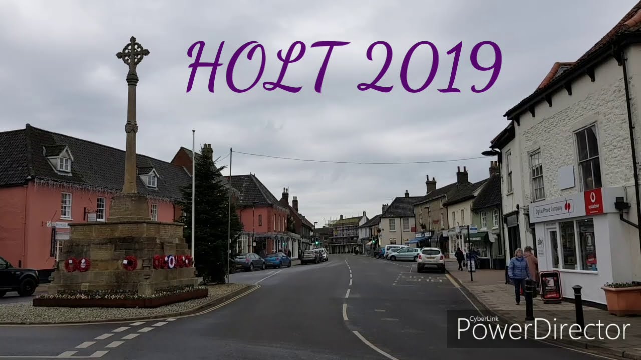 Holt Town Centre Tour Norfolk November 2019 - YouTube