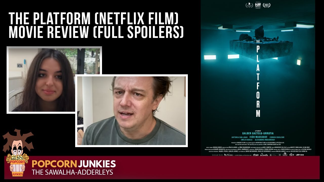 THE PLATFORM (Netflix Movie) THE POPCORN JUNKIES MOVIE REVIEW (Full ...