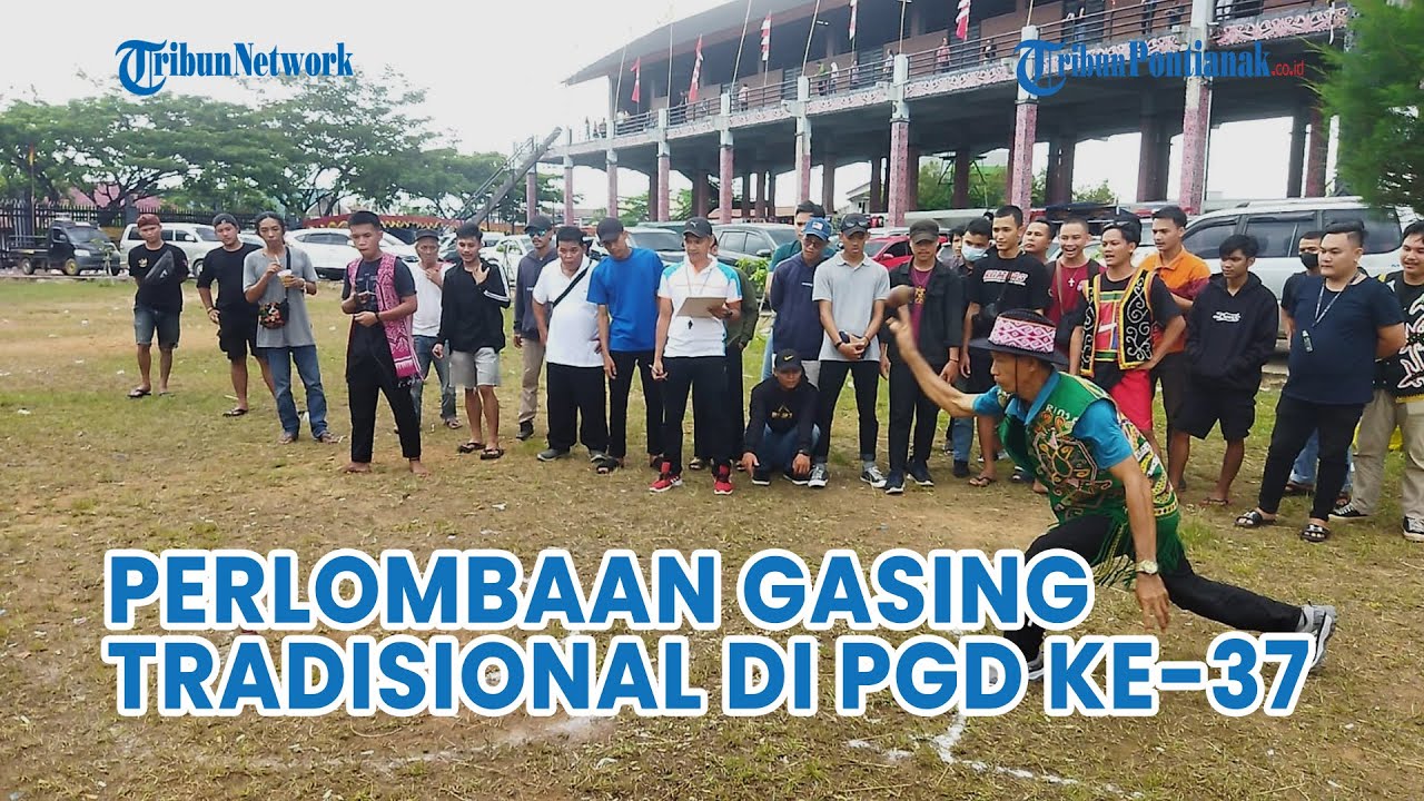 Perlombaan Gasing Tradisional Diikuti 19 Tim - YouTube