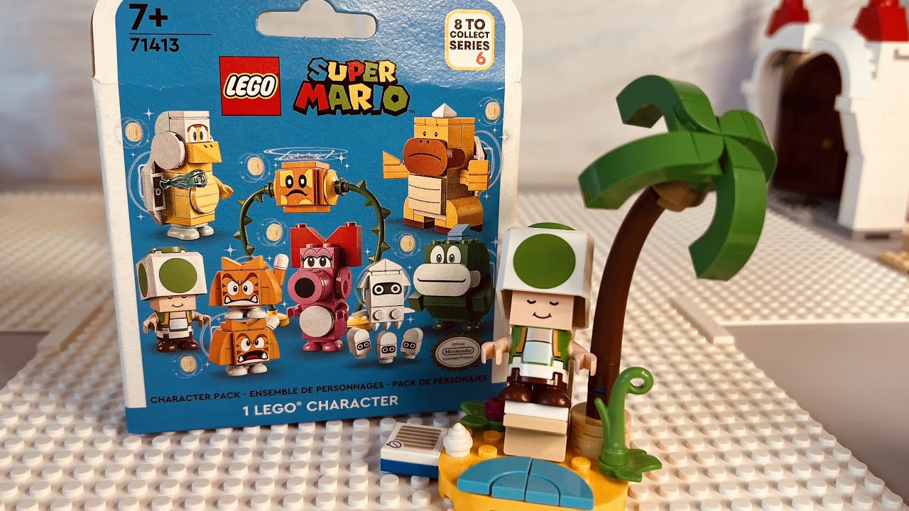 NEW SUPER MARIO Series 6 Character - GREEN TOAD !! #lego - YouTube