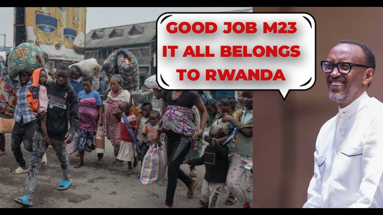 DRC Army Protects People from M23 Rwandan Thugs Invading Goma to Loot ...