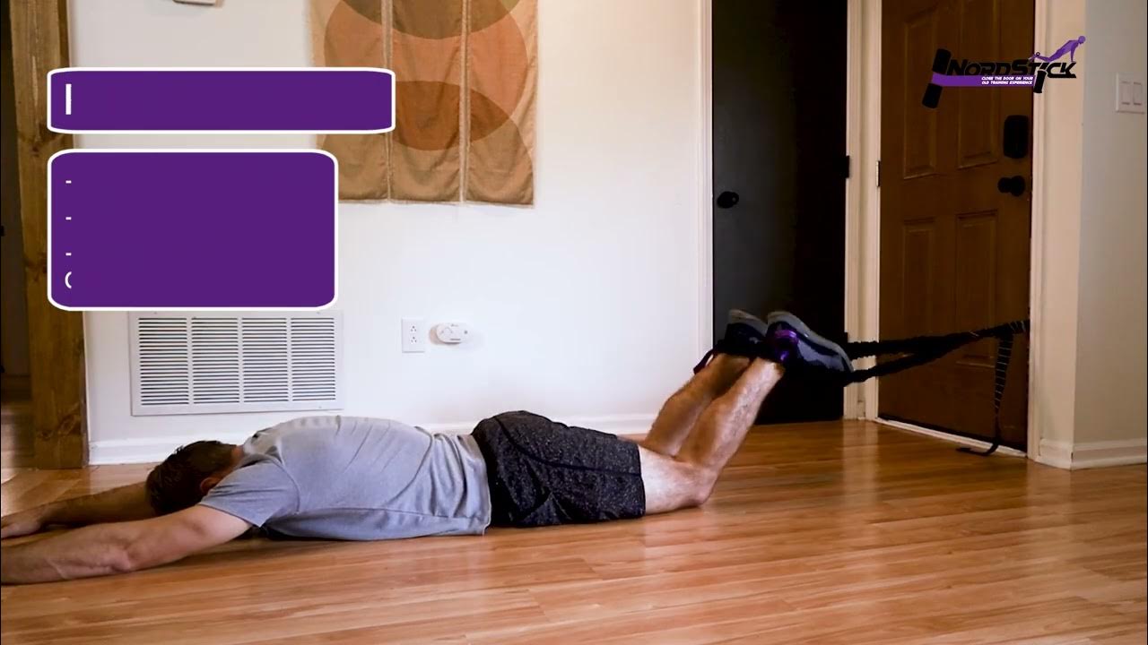 The Nordstick Exercises - Prone Hamstring Curls - YouTube