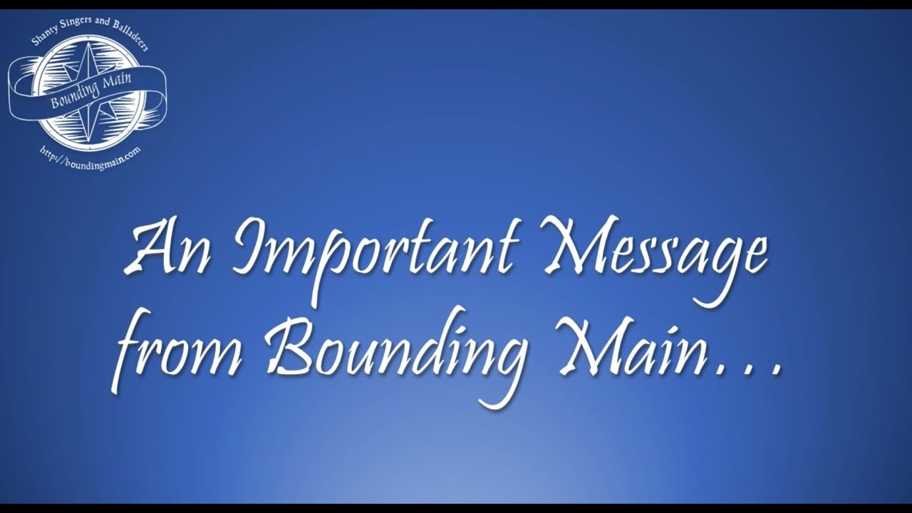 An Important Message From Bounding Main - YouTube