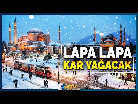 İstanbul İçin Saat Verildi 🌨️ Lapa Lapa Kar Geliyor! | NTV
