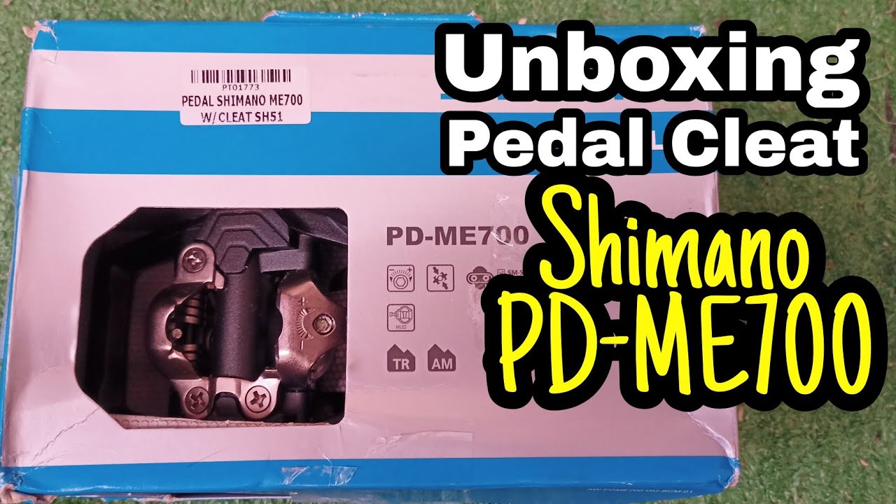UNBOXING Pedal Cleat Shimano PD-ME700 - YouTube