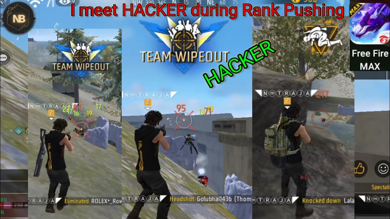 I Meet HACKER During Rank Pushing In Br Rank #hacker - YouTube