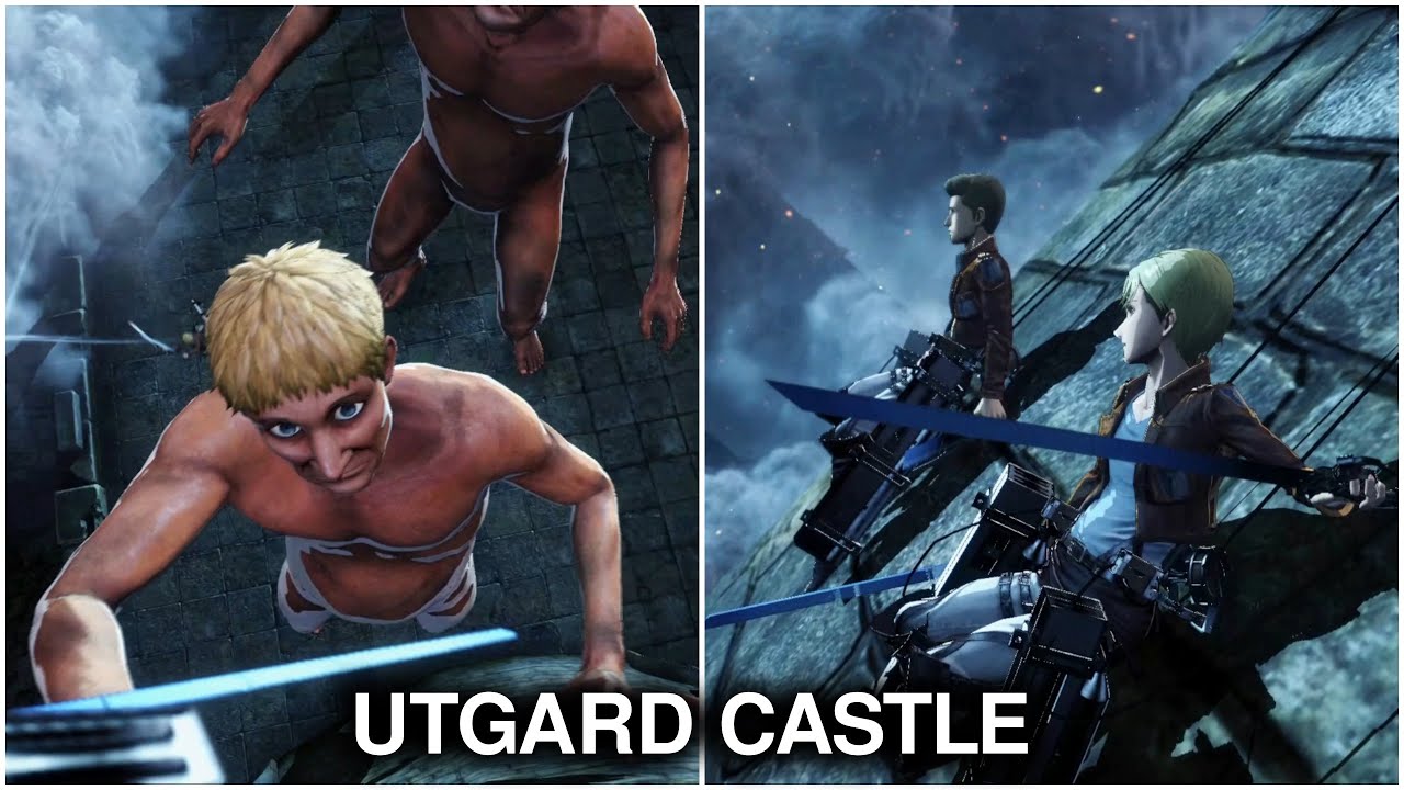 BATTLE OF UTGARD CASTLE FULL Gameplay - ATTACK ON TITAN 2 (4K60fps ...