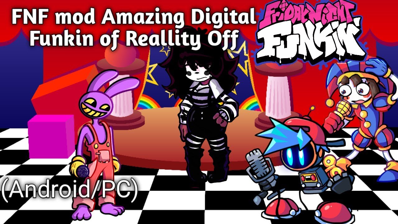 FNF mod Amazing Digital Funkin of Reallity Android zip - YouTube