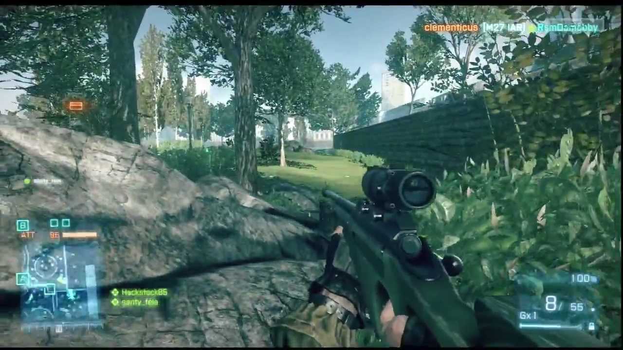 Battlefield 3 // Sniper Gameplay (SV98) - YouTube