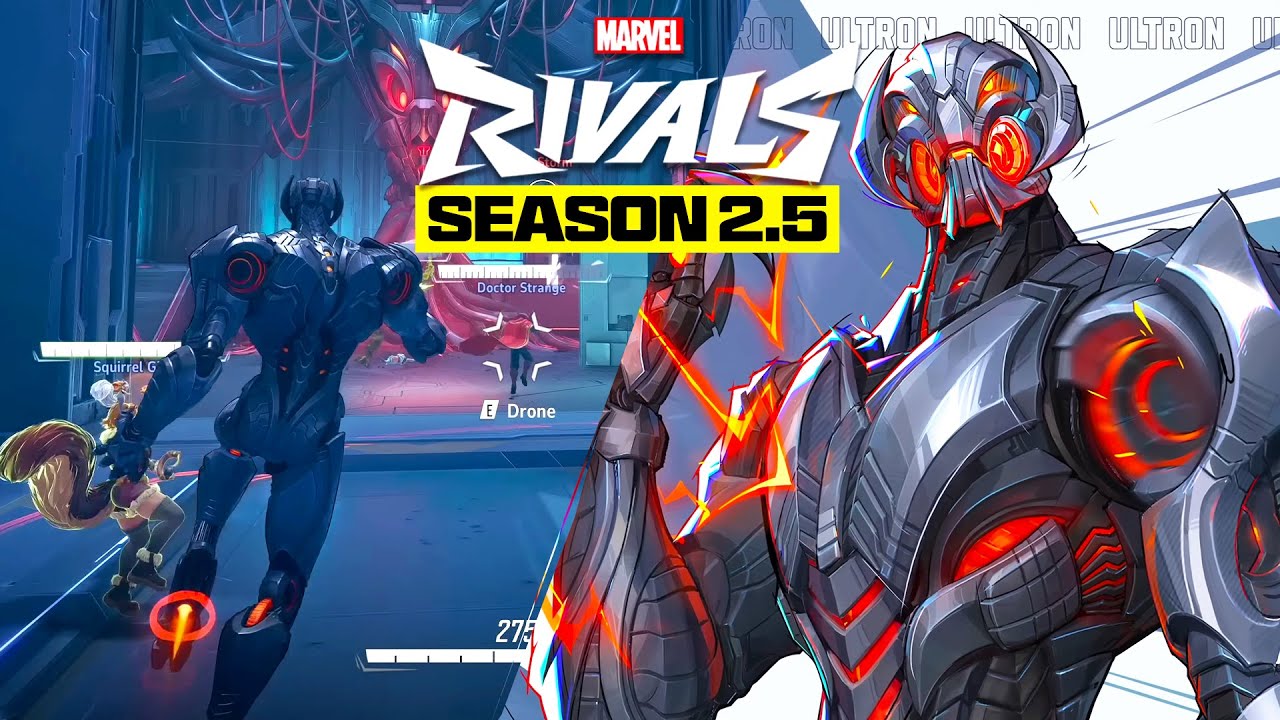 NEW SEASON 2.5 GAMEPLAY IN MARVEL RIVALS IS INSANE! (Ultron, New Team ...