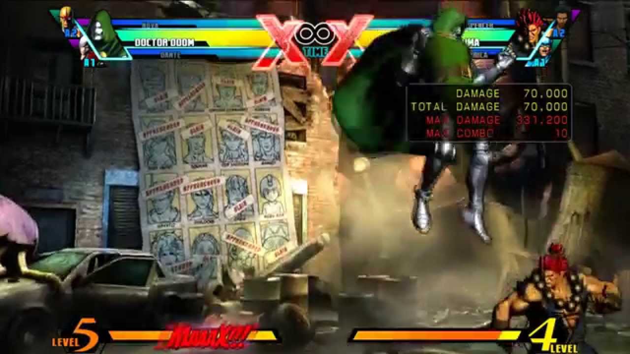 UMVC3: Advanced Doctor Doom Combo Tutorial (Step by Step) - YouTube