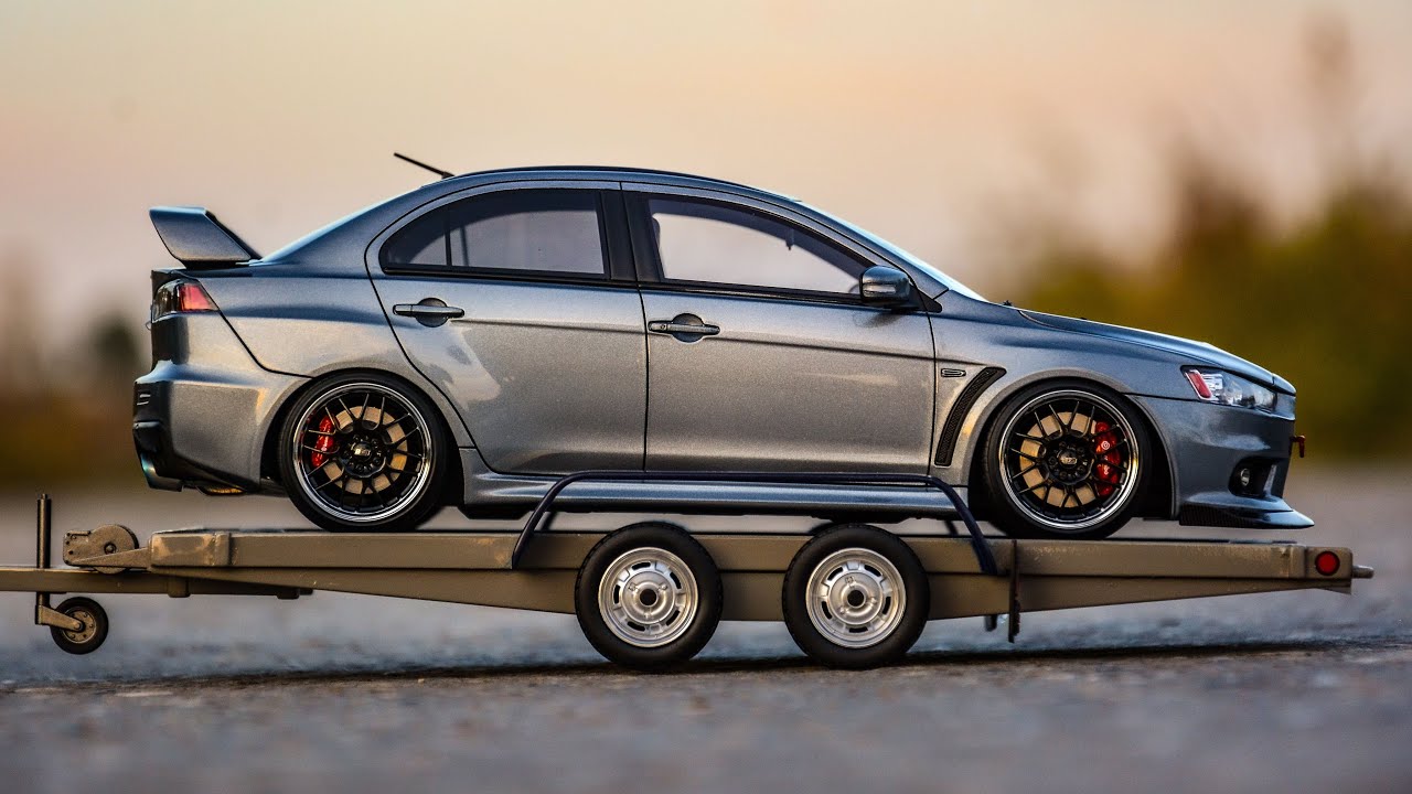 1|18 Ignition Model / Mitsubishi Lancer Evolution X (Cz4a) - YouTube