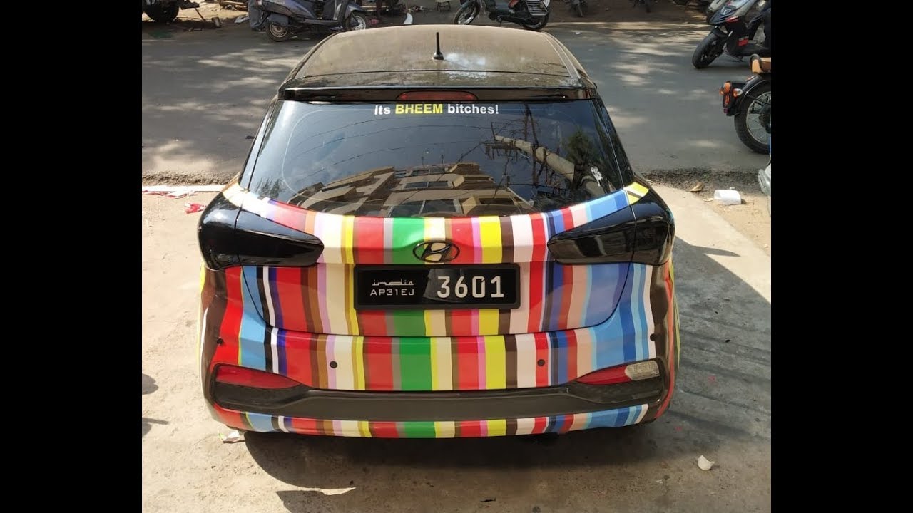 Elite I20 Vinyl Wrap | Car Wrapping Sticker | Car Accessories Modified ...