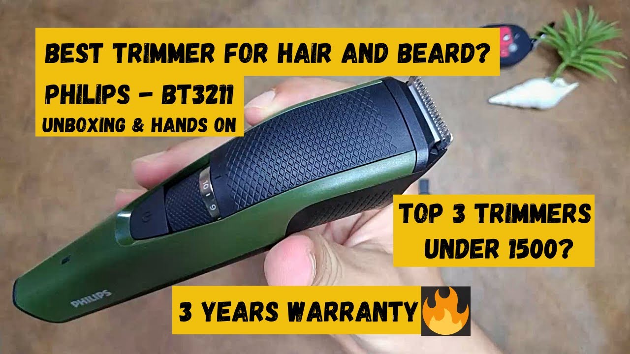 Philips Trimmer Bt3211 Unboxing And Review Best Trimmer For Men Under