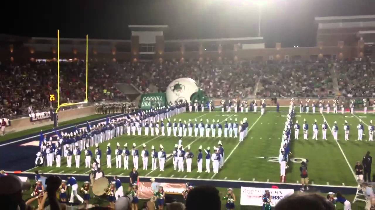 EAGLES Spell Out-Allen High School Marching Band - YouTube
