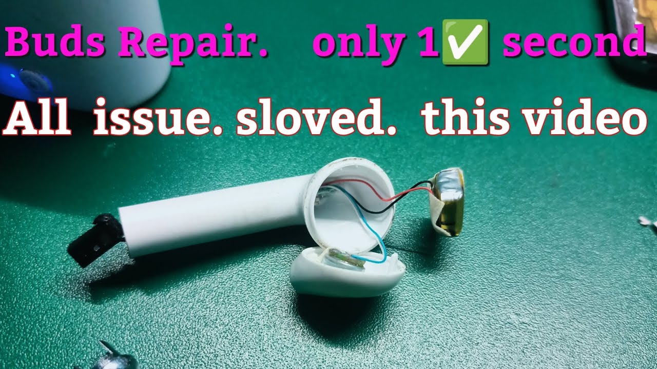 How to repair Ear buds. how to buds repair/ - YouTube