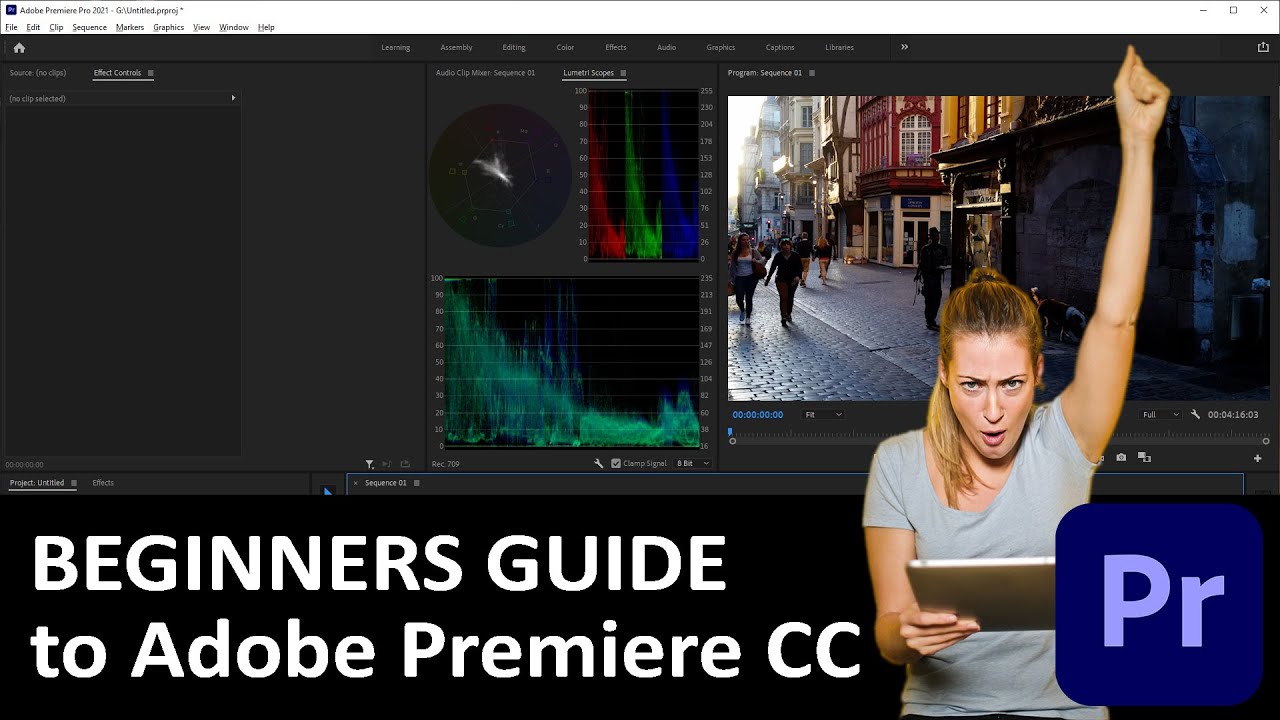 A beginners guide to Adobe Premiere - YouTube