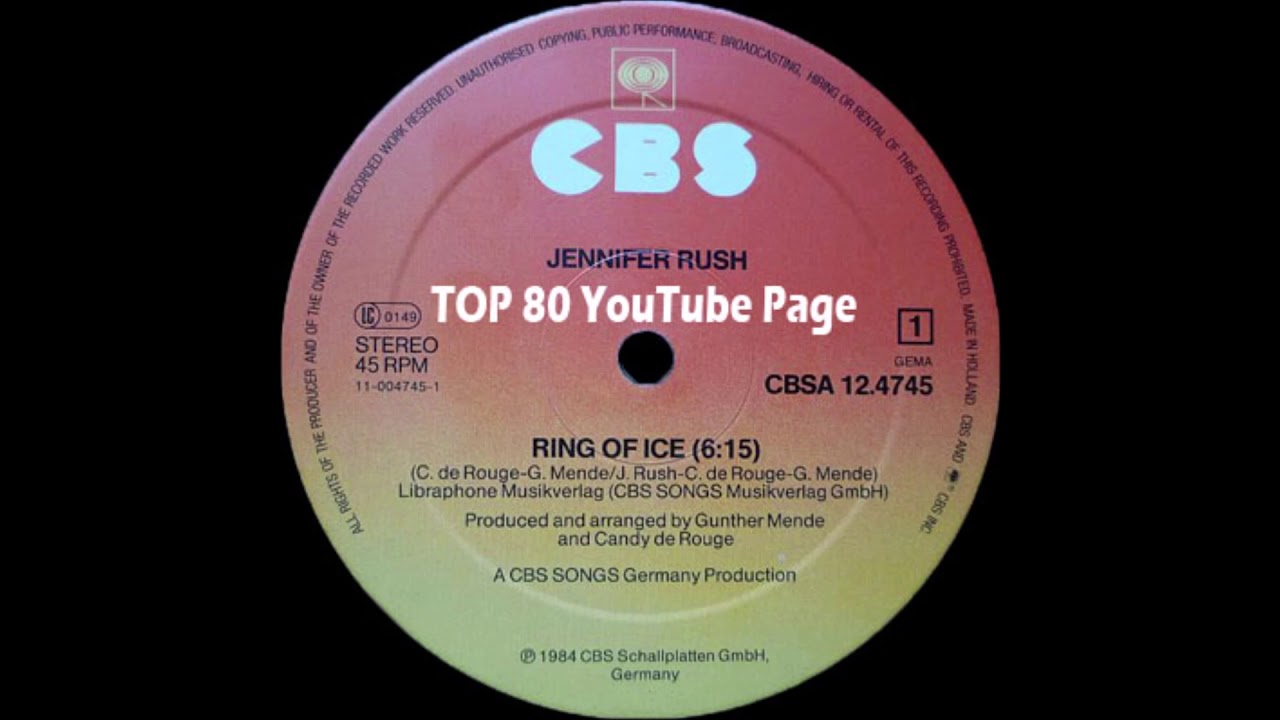 Jennifer Rush - Ring Of Ice (Extended Version) - YouTube