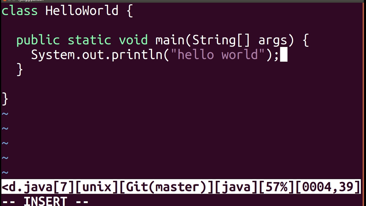 Java Basics Hello World Youtube 2191