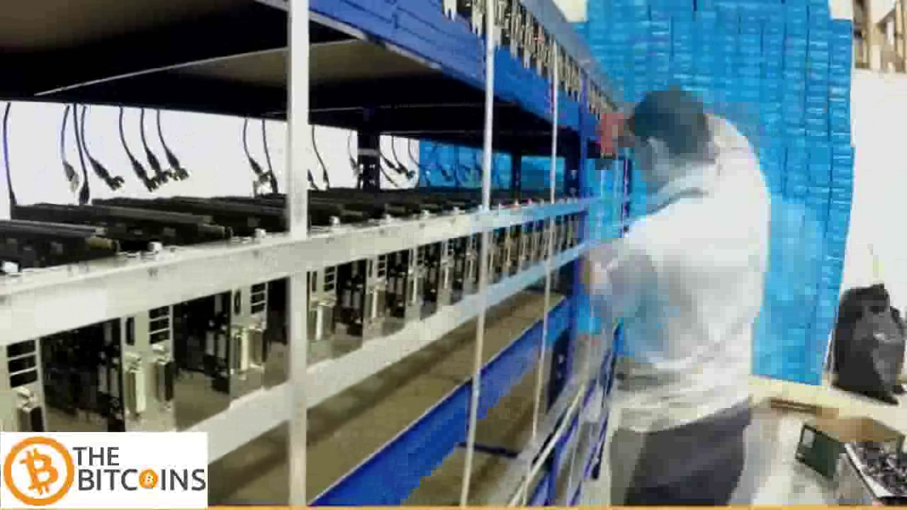 The Bitcoin mining farm - YouTube
