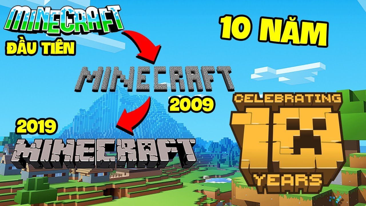 ĐÂY LÀ MAP KỈ NIỆM 10 NĂM CỦA MINECRAFT (2009-2019) - YouTube