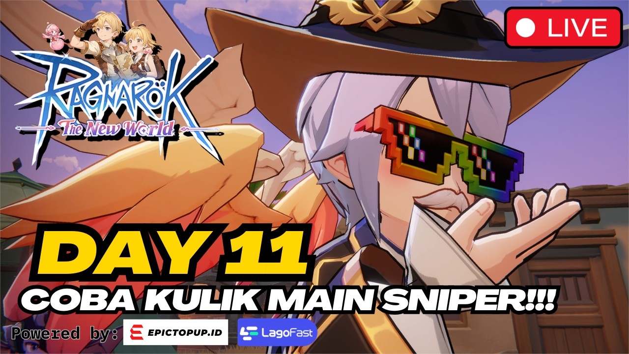 RONW HMT DAY 11‼️NGABUBURIT SAMBIL COBAIN SNIPER BUILD KALI YAA⁉️# ...
