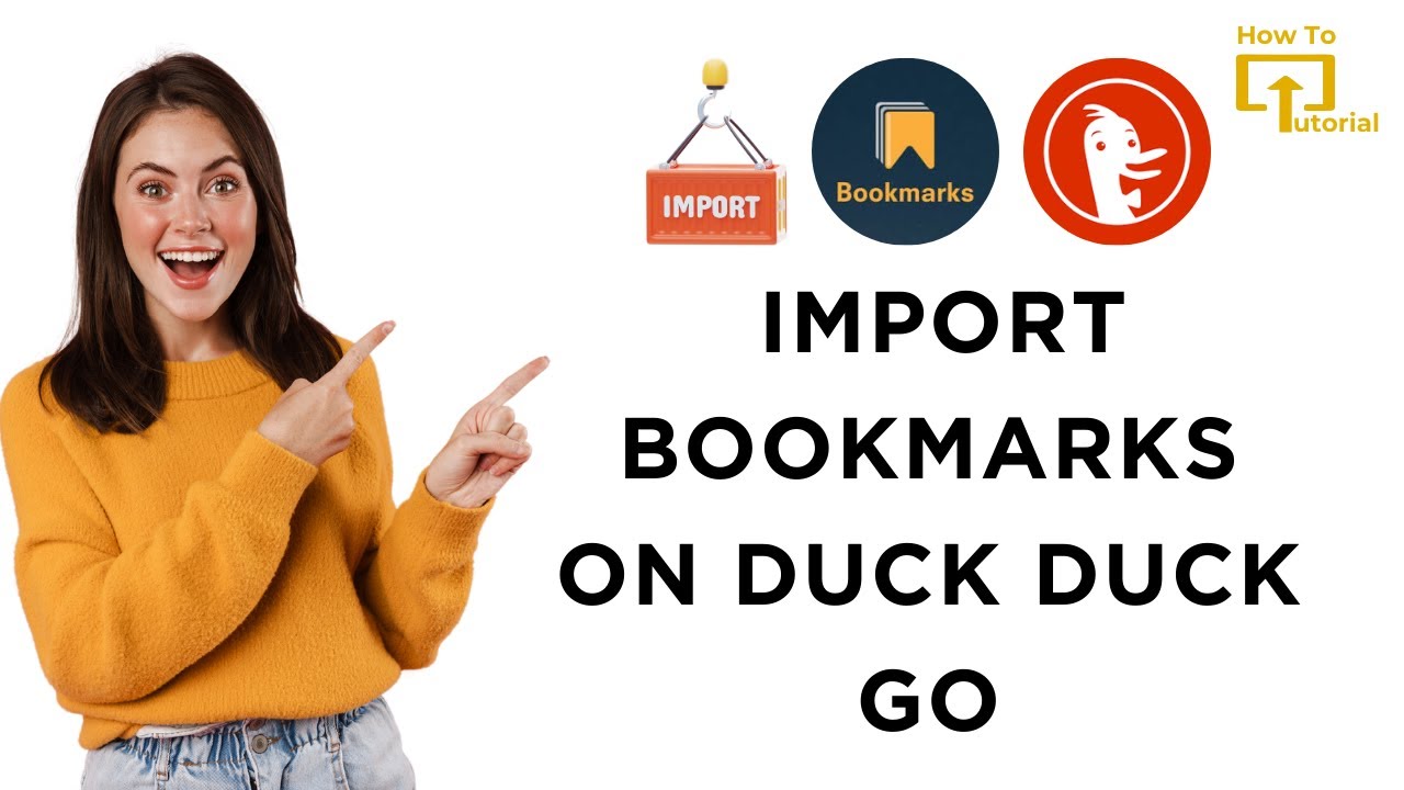 How to Import Bookmarks on Duck Duck Go - YouTube