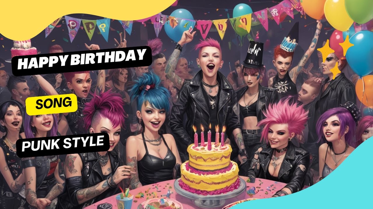 Happy Birthday Punk Style Song - YouTube
