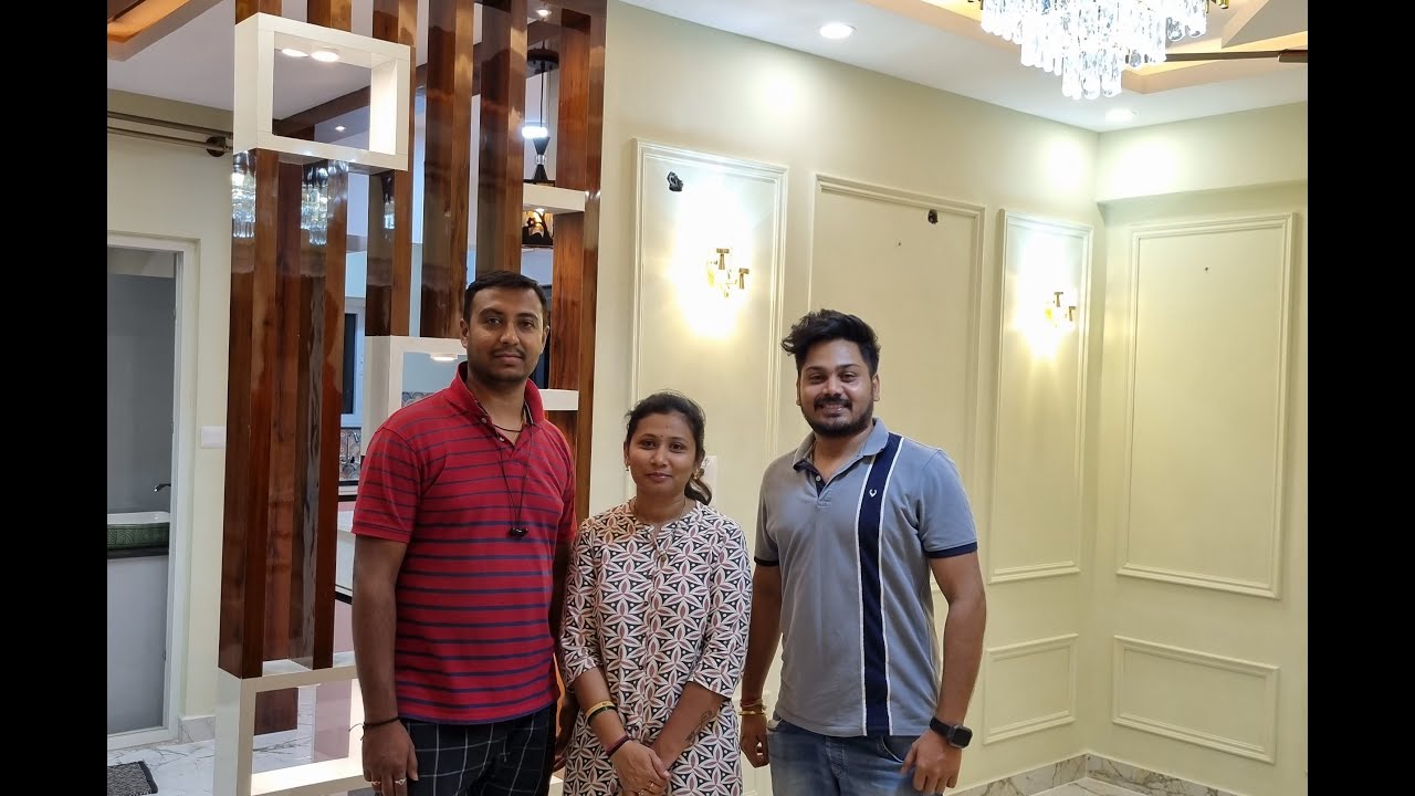 Completed 3BHK Interiors for MR SANTHOSH & PRIYA at SURYA HUMMING BIRD ...
